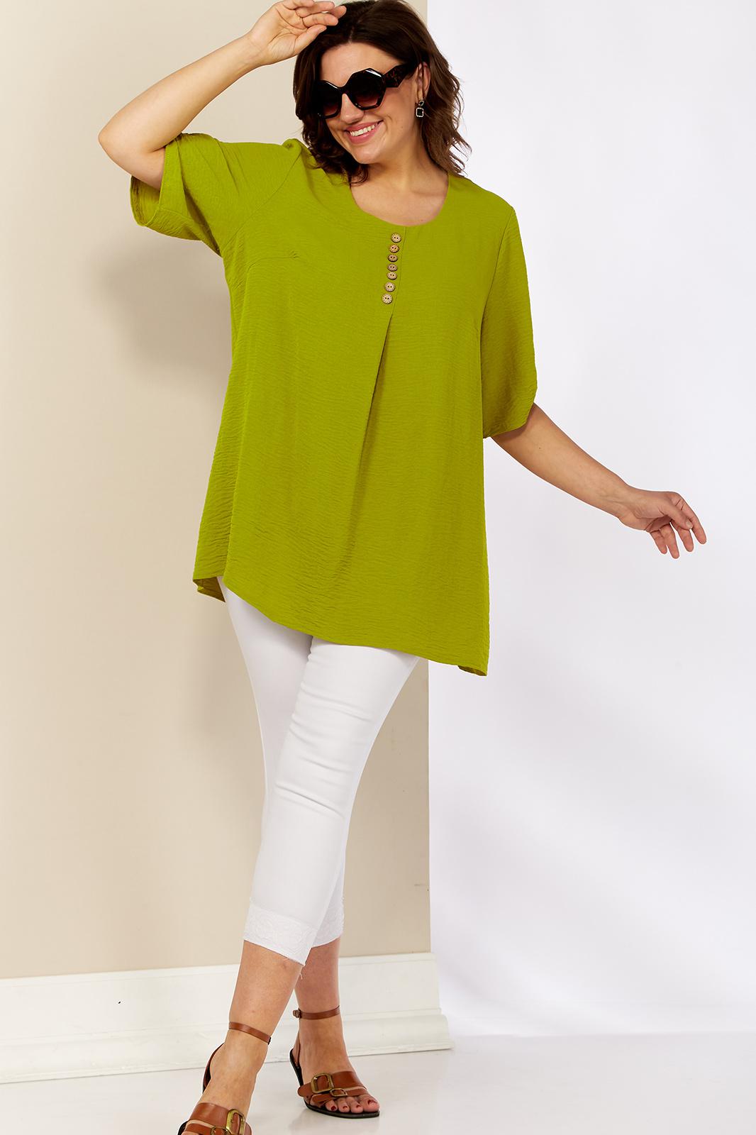 Блузка Shetti, олива (модель 4053) — Белорусский трикотаж в интернет ...