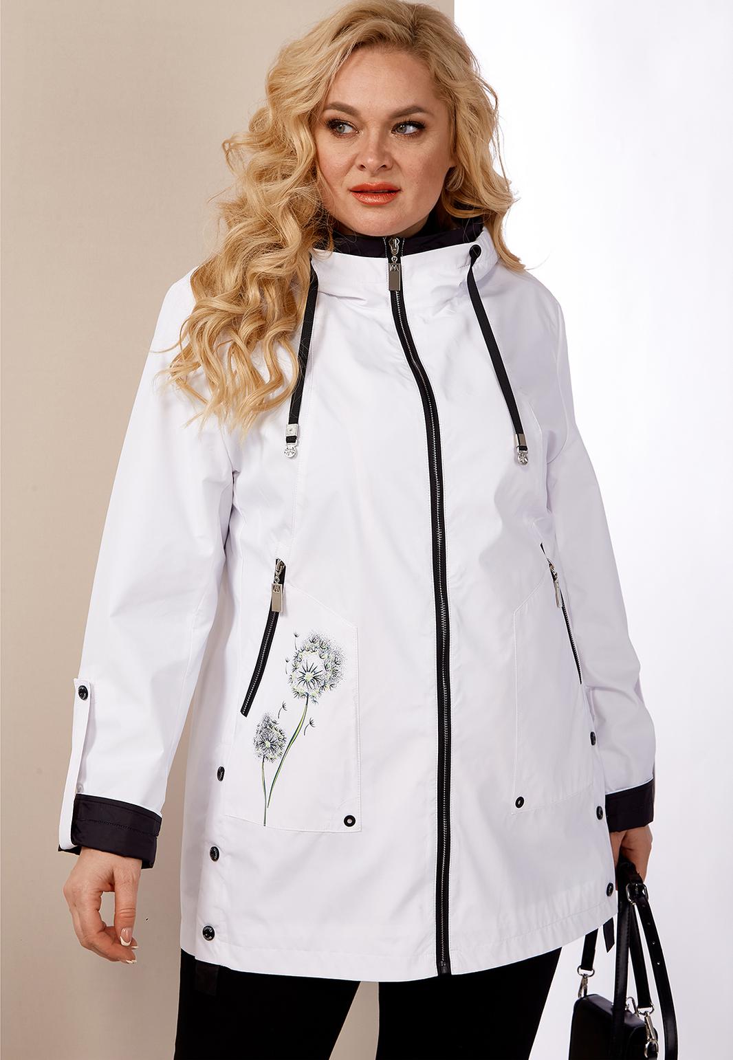 Куртка Shetti, белый (модель 2116) — Белорусский трикотаж в интернет-магазине Mirtrik