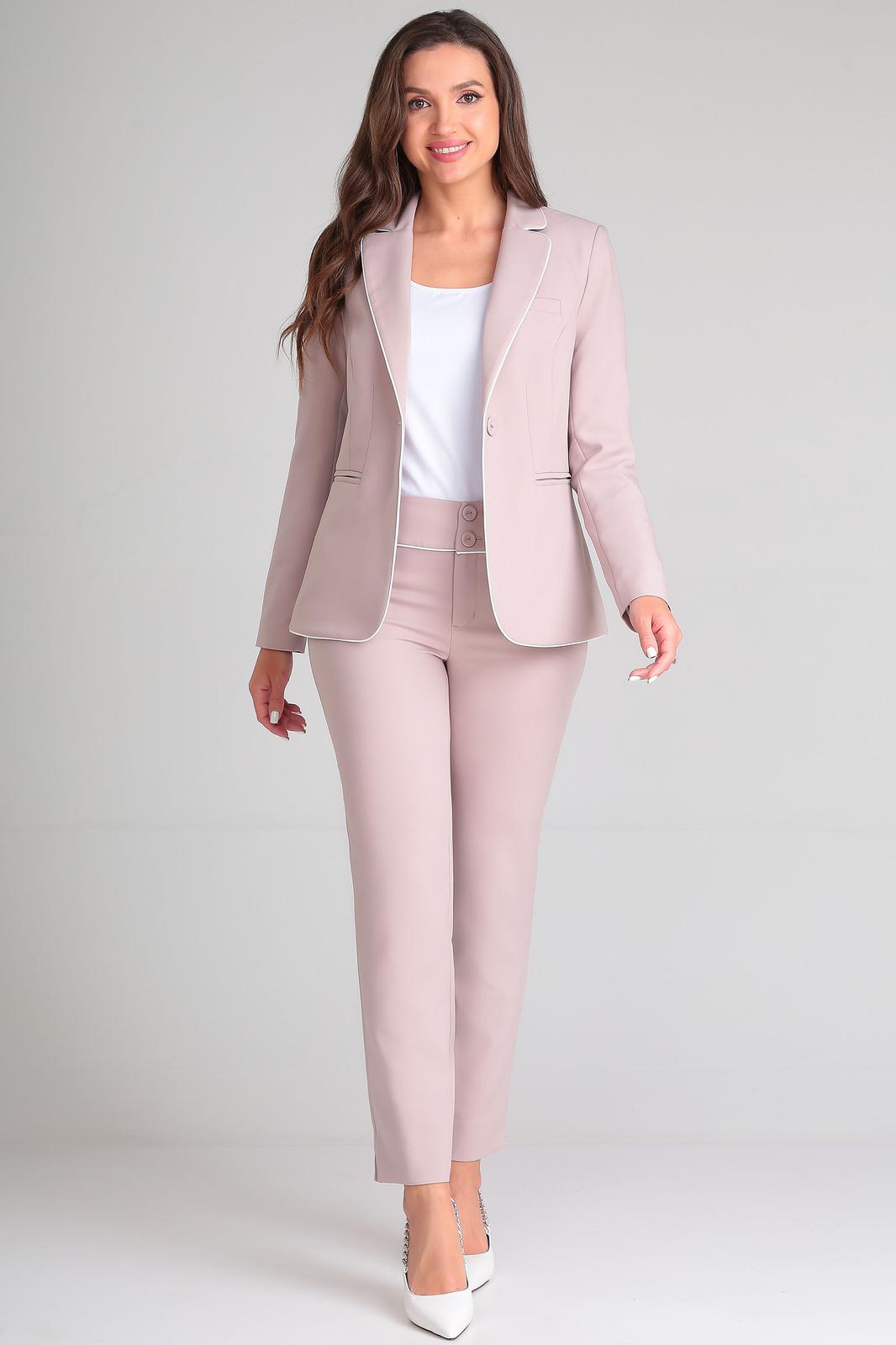 Костюм LeNata, бежевый (модель 32099) — Белорусский трикотаж в интернет-магазине Mirtrik