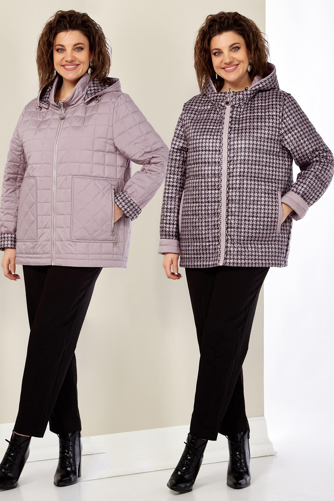 Куртка Shetti, пудра (модель 2182) — Белорусский трикотаж в интернет-магазине Mirtrik